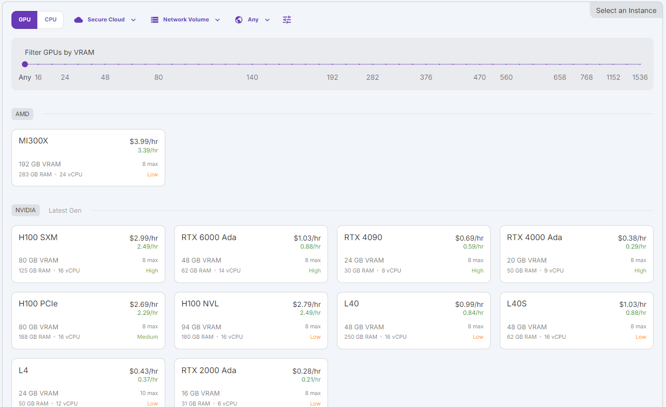 Runpod Review: An In-Depth Look at Cloud GPU Computing - GPU Hosting Providers